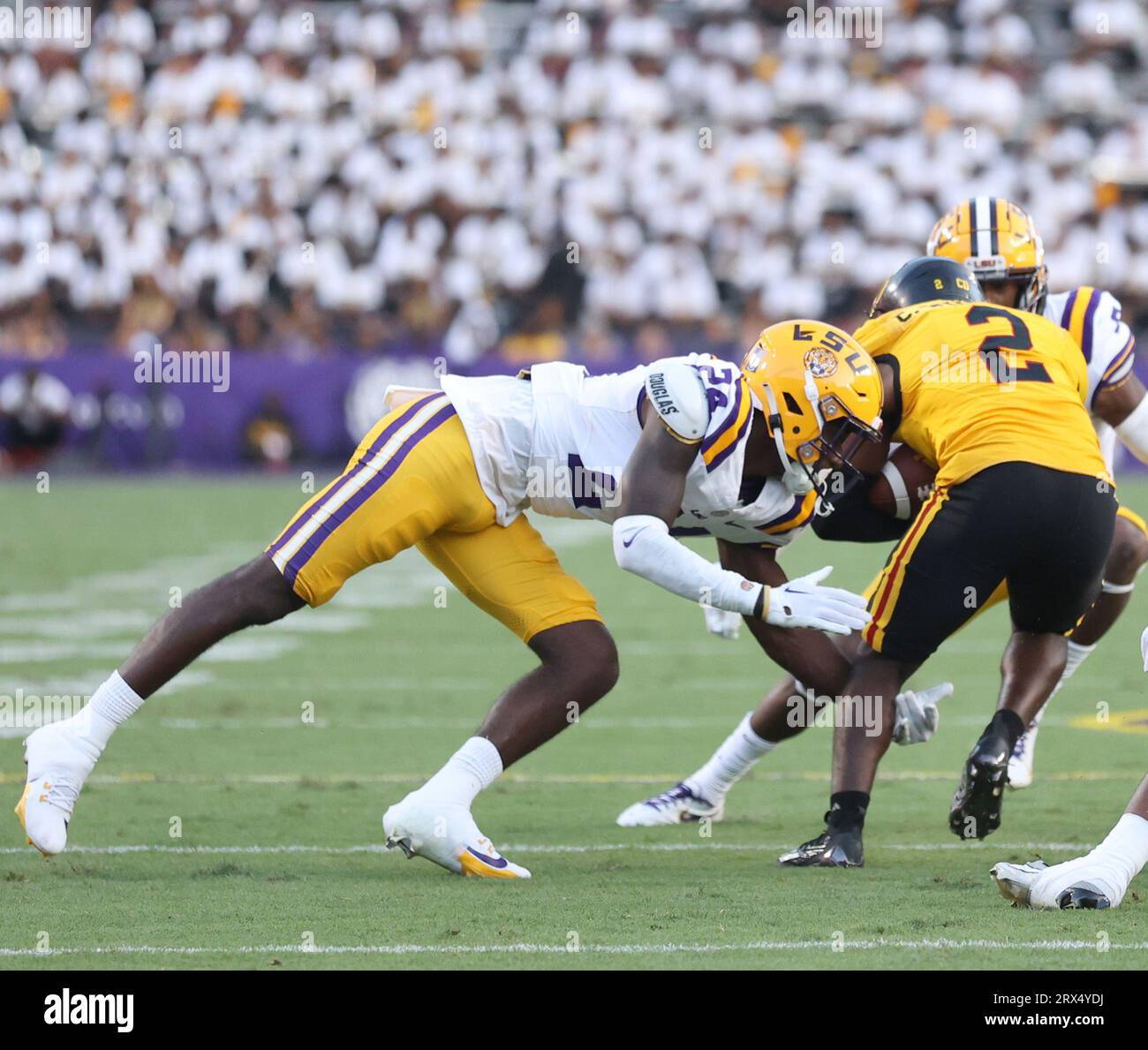 Baton Rouge, USA. 09th Sep, 2023. LSU Tigers cornerback Zy Alexander ...