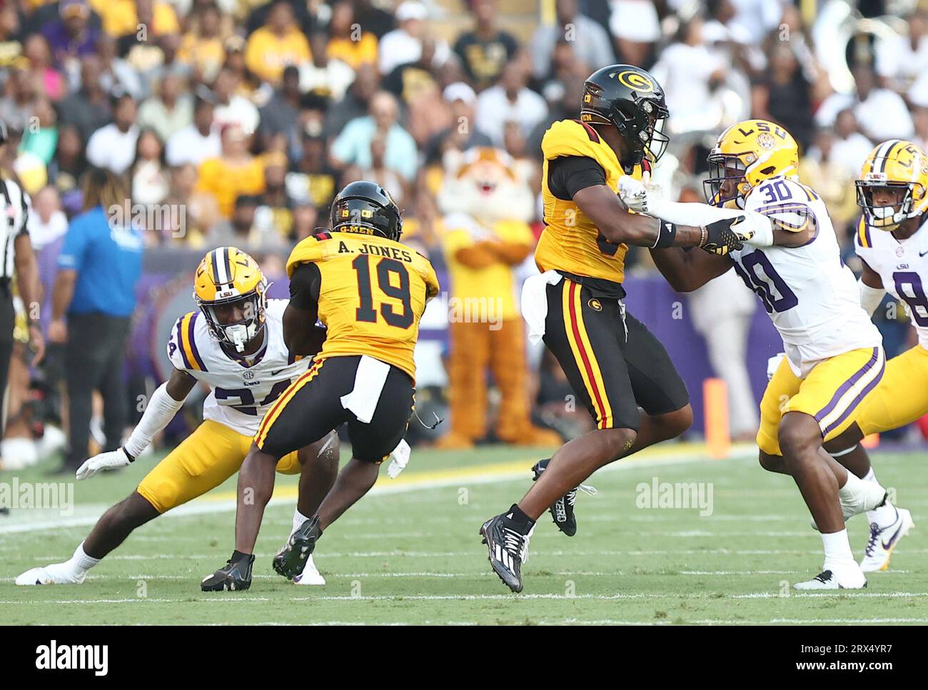 Baton Rouge, USA. 09th Sep, 2023. Grambling State Tigers wide receiver ...