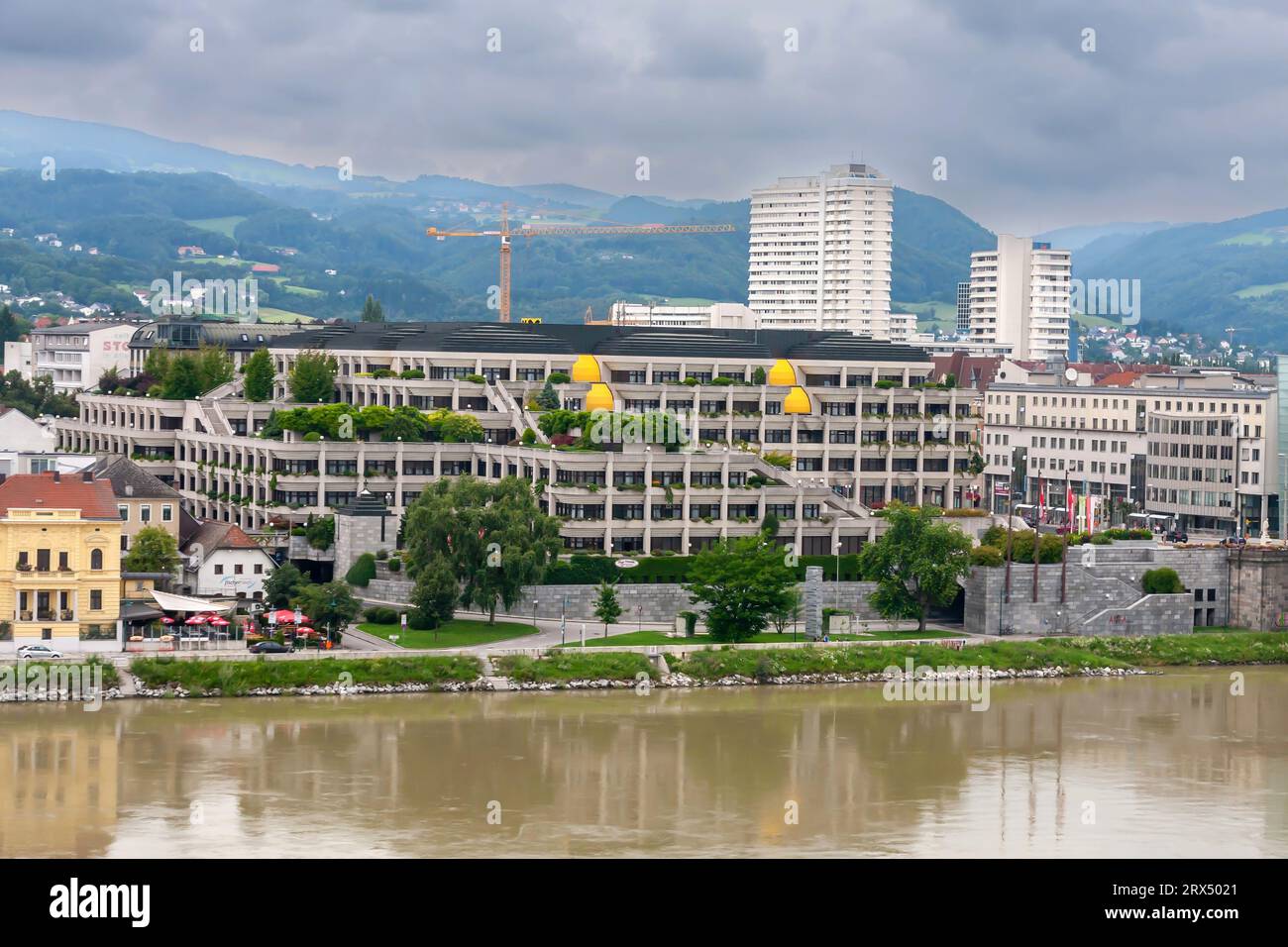 The New Town Hall (German: Neue Rathaus), Linz, Austria Stock Photo - Alamy