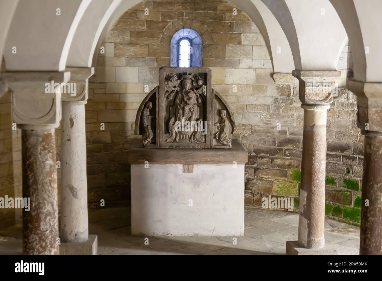 The crypt of St. George's Basilica in Prague Castle Stock Photo - Alamy