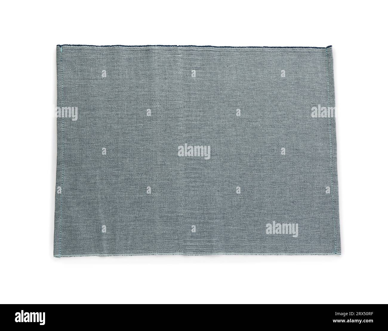 Fabric table mat on white background Stock Photo - Alamy