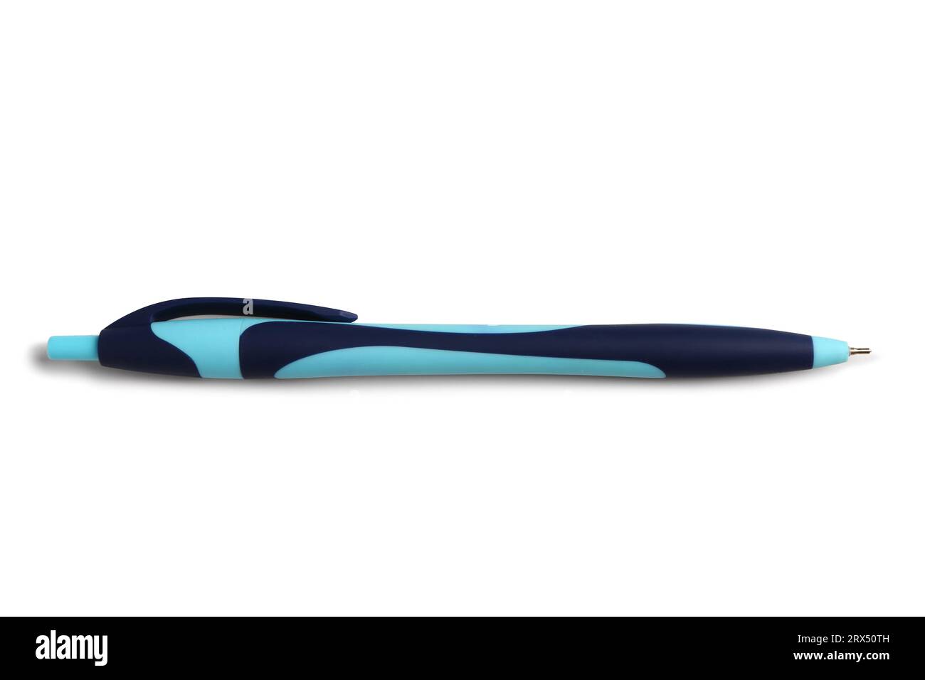 Colorful pen on white background Stock Photo - Alamy