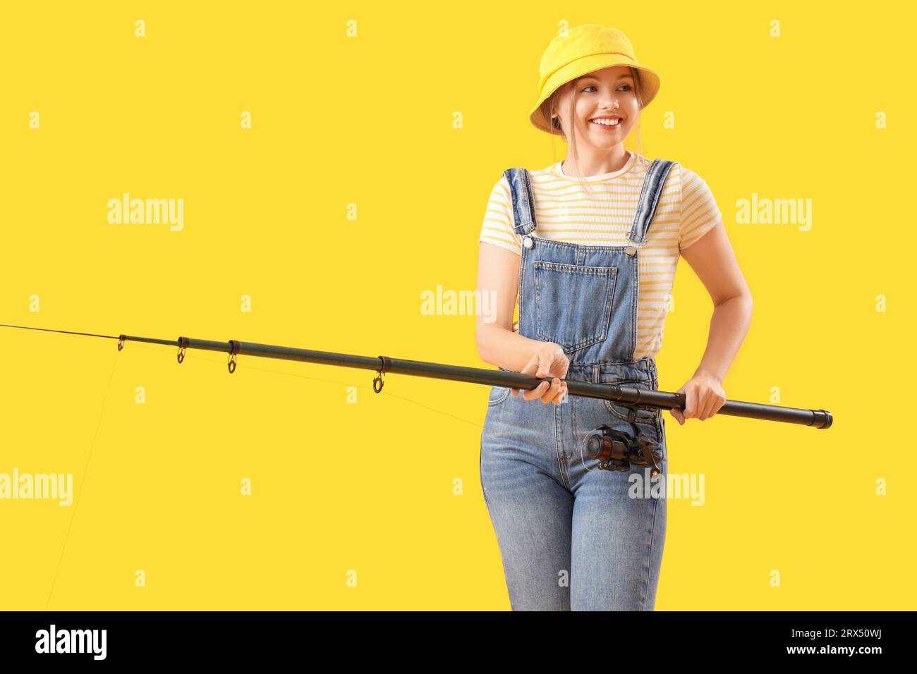 Young fisherwoman hi-res stock photography and images - Alamy
