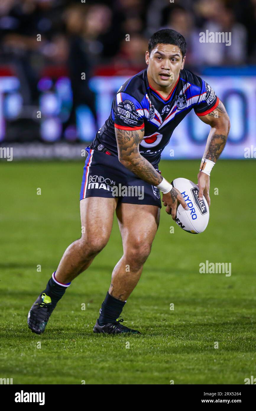 Issac Luke of the Warriors in an NRL match between the New Zealand ...