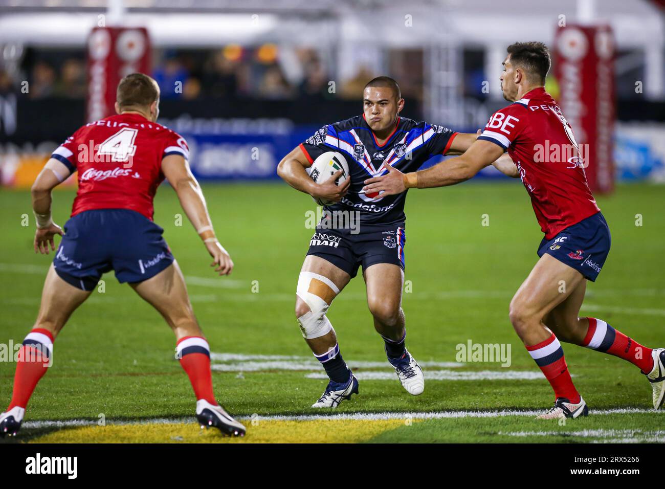 Tuimoala Lolohea of the Warriors in an NRL match between the New ...