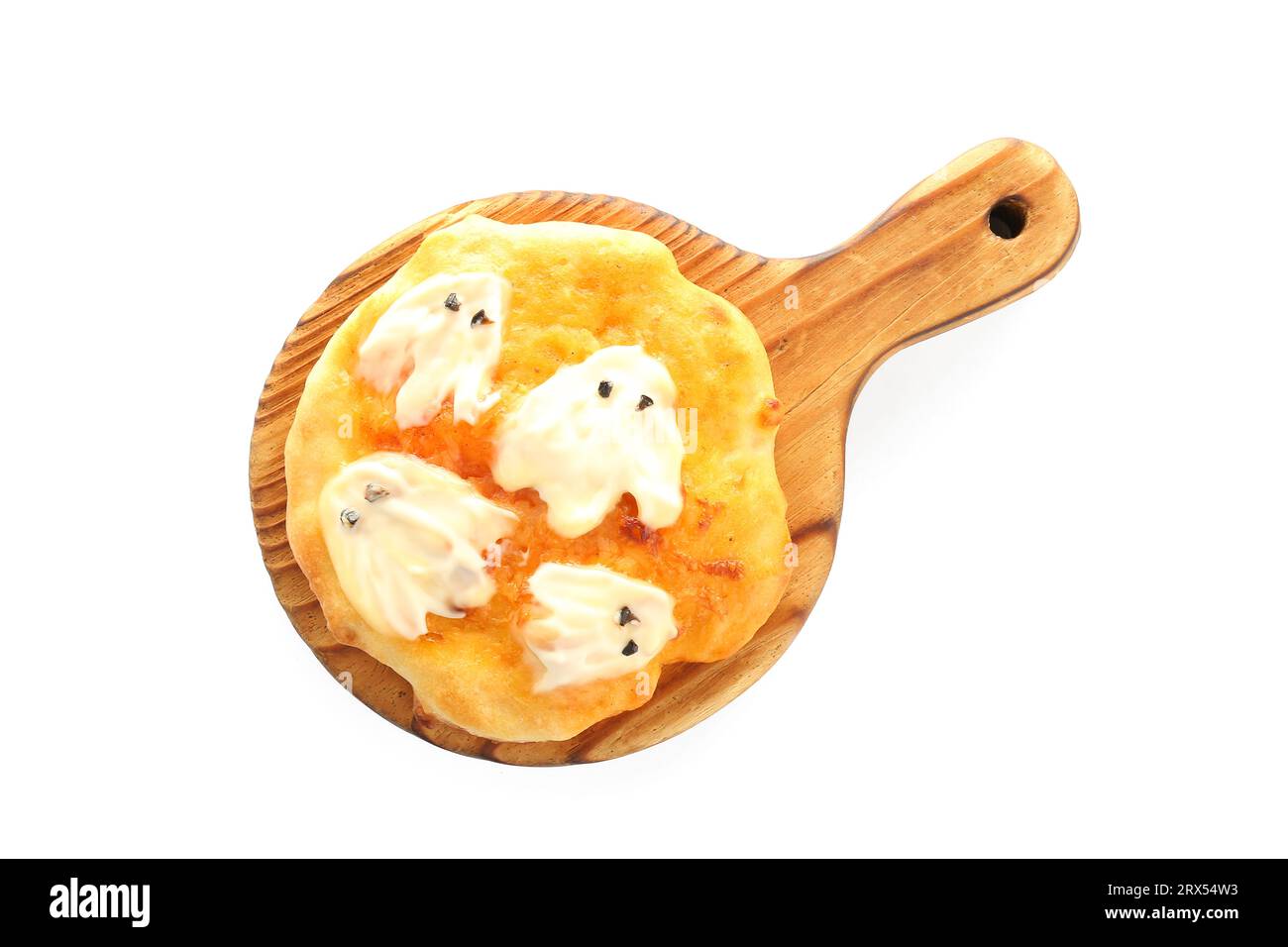 Ghosts halloween on white Cut Out Stock Images & Pictures - Alamy