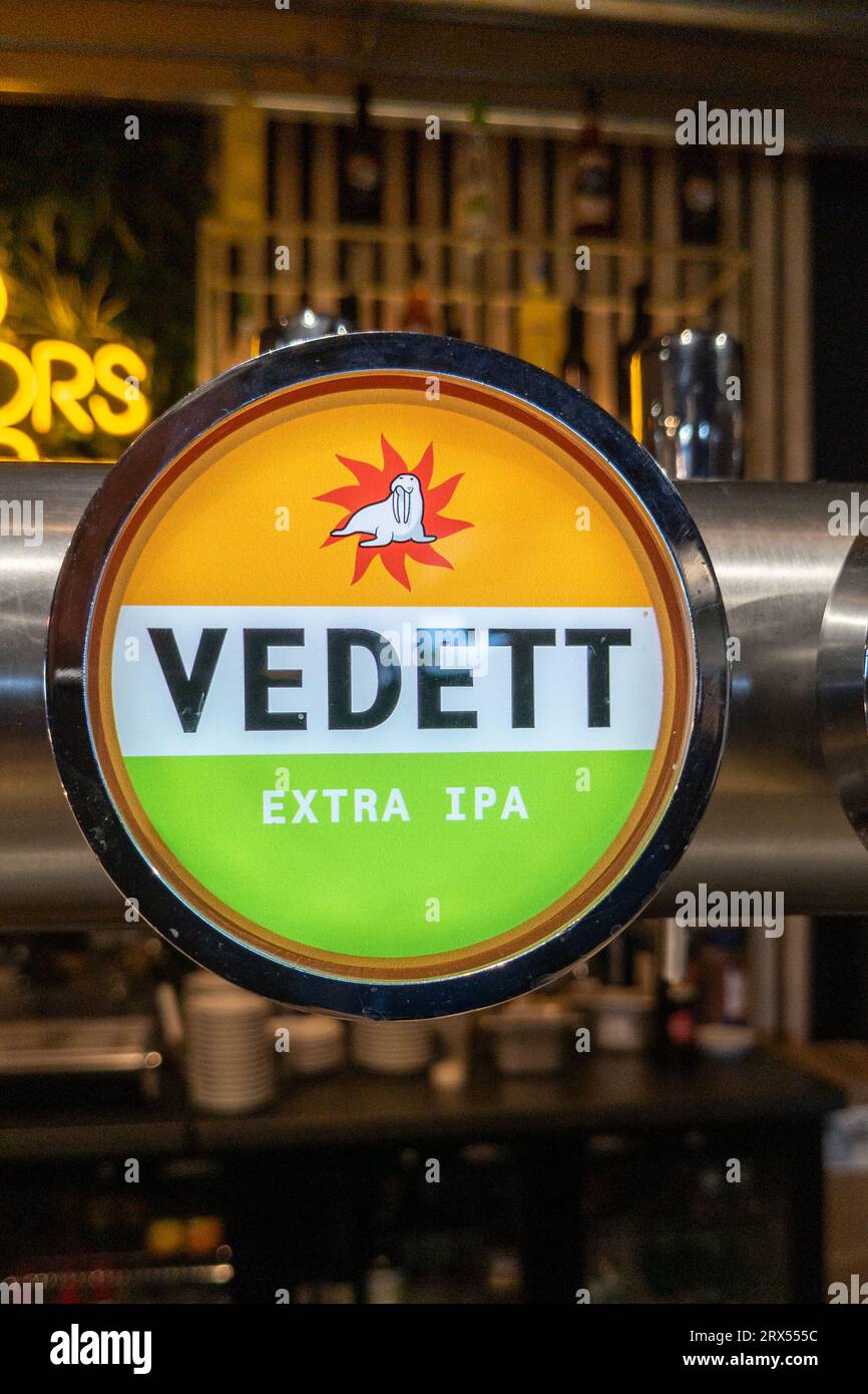 Vedett sign hi-res stock photography and images - Alamy