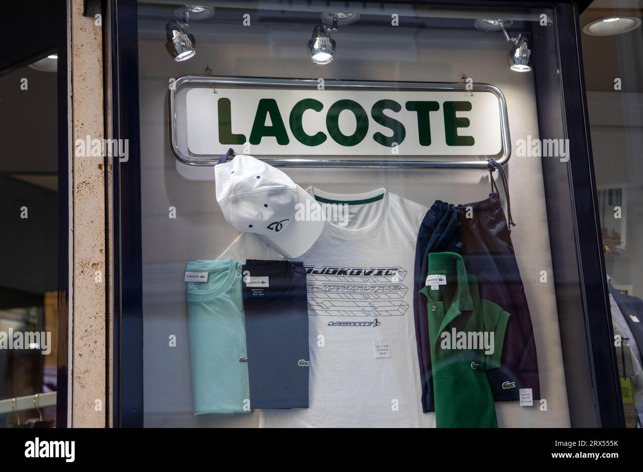 Lacoste logo sign hi-res stock photography and images - Alamy