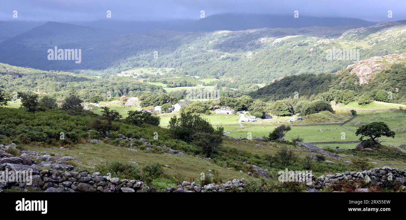 Duddon Valley, Cumbria, UK, 8th August 2023. A dawn walk, starting at ...