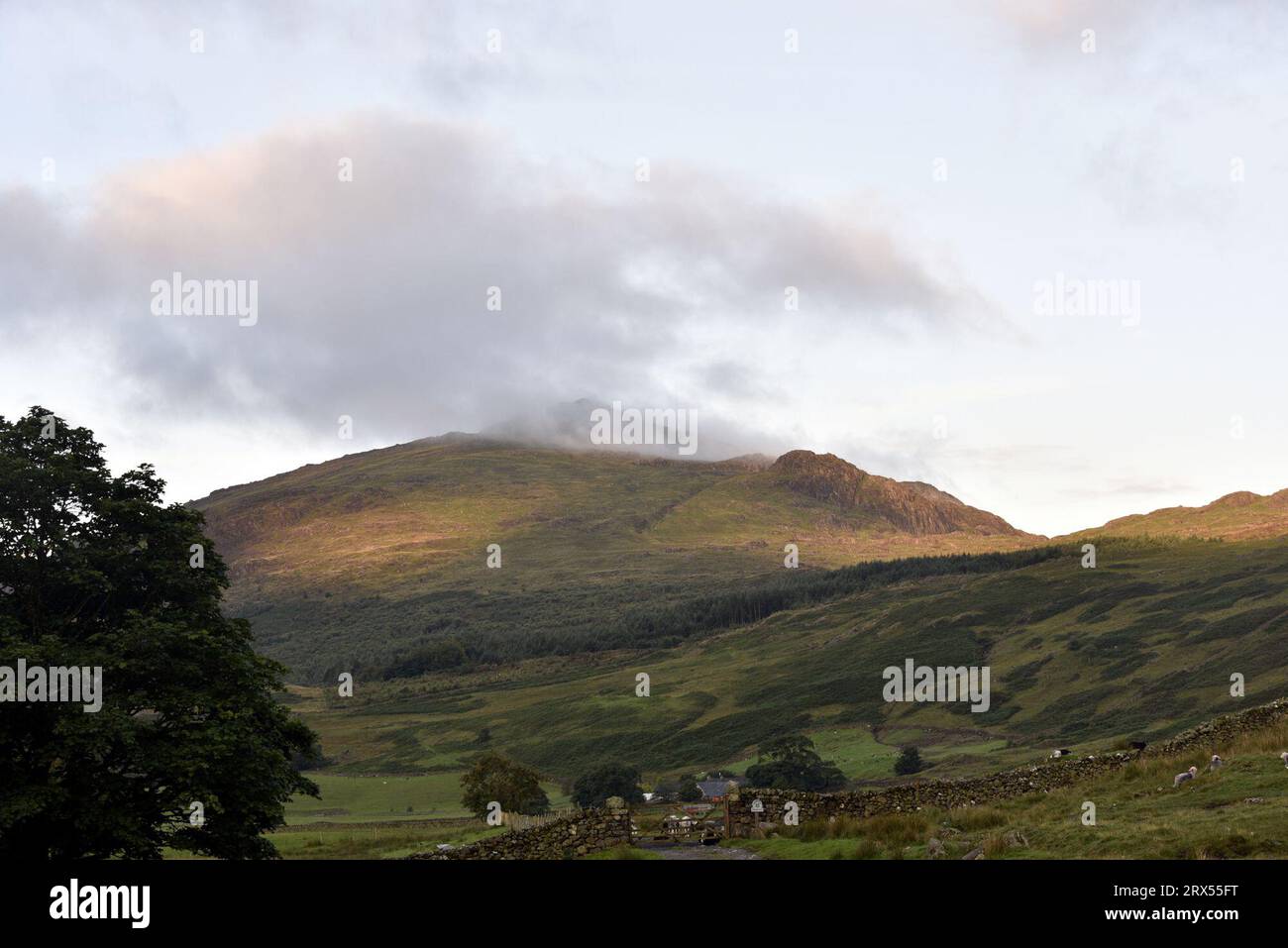 Cockley Beck Farm to the top of Walna Scar track or road, in the upper ...