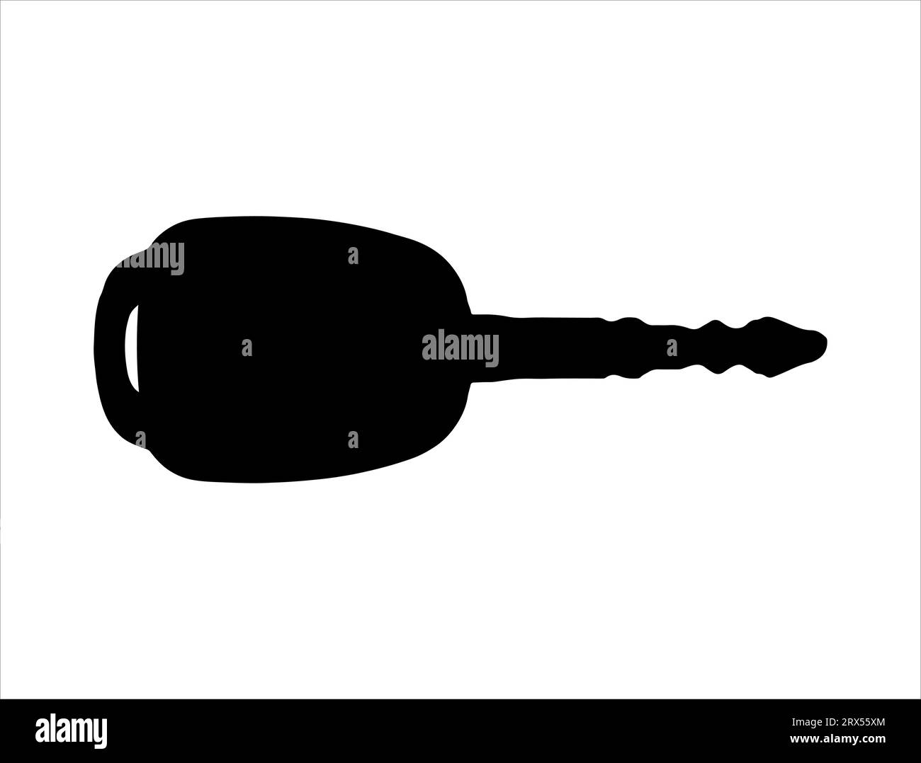 Key silhouette vector art white background Stock Vector Image & Art - Alamy