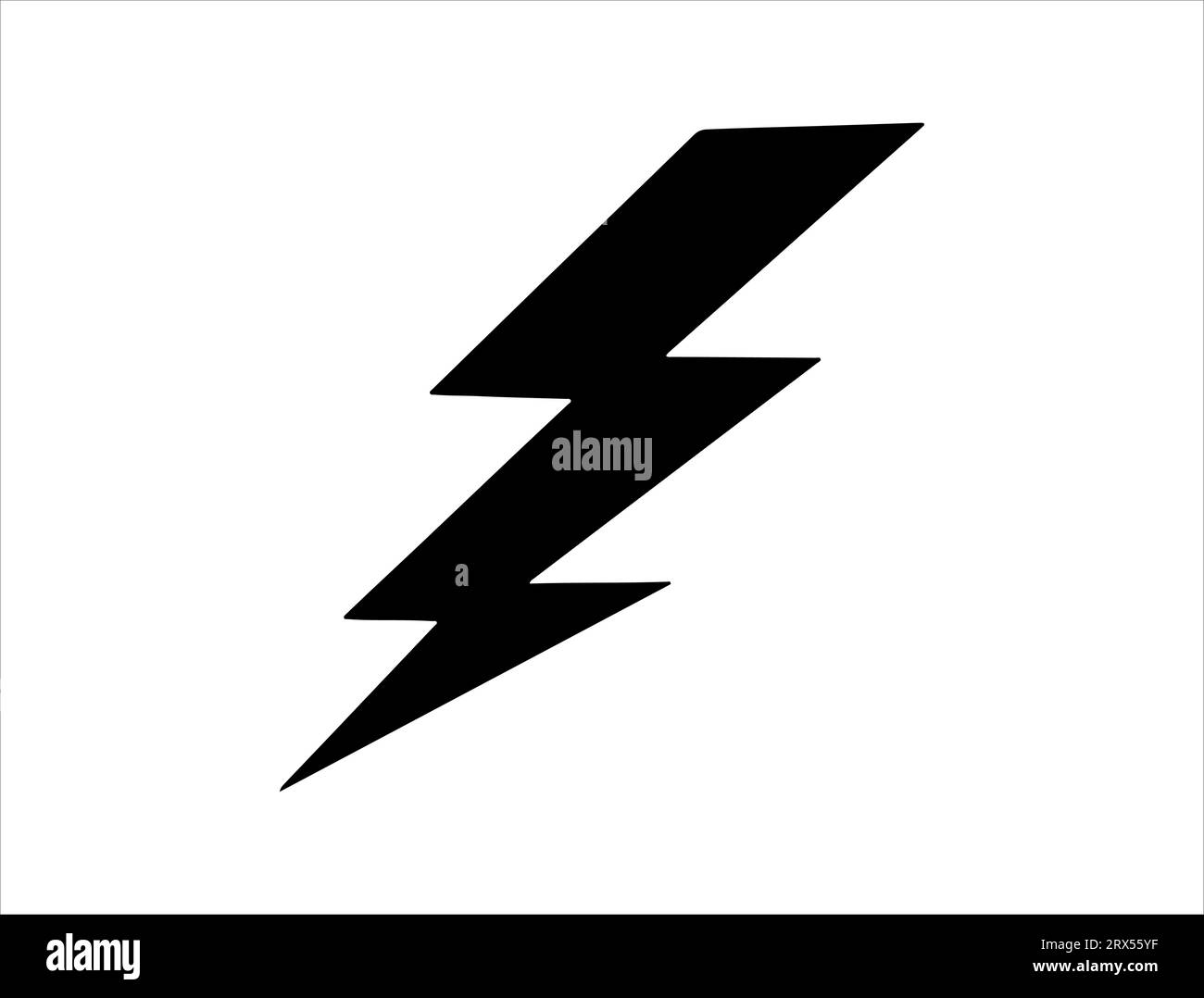 Lightning bolt silhouette vector art white background Stock Vector ... Lightning bolt silhouette vector art white background Stock Vector ...