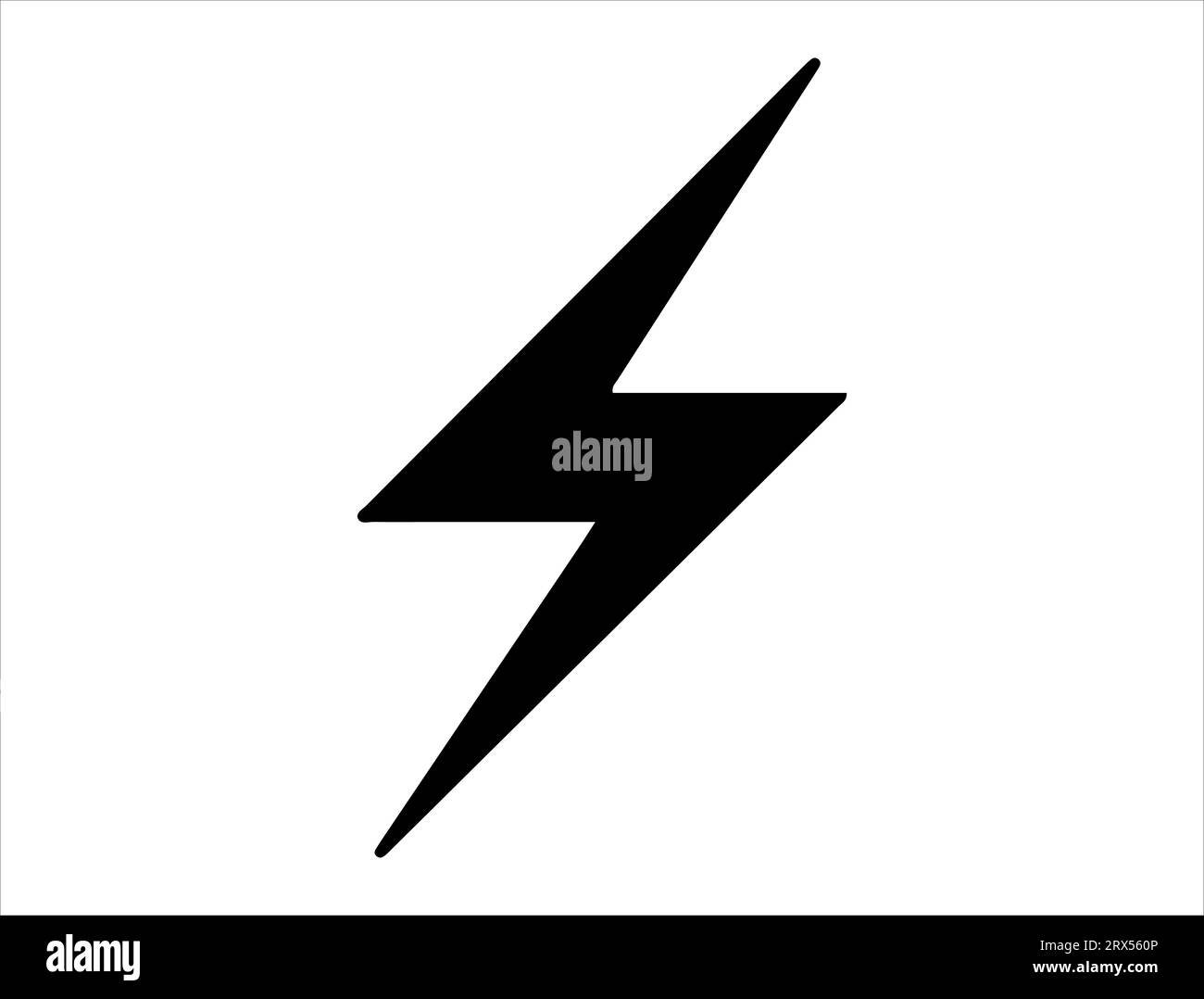 Lightning bolt silhouette vector art white background Stock Vector ... Lightning bolt silhouette vector art white background Stock Vector ...