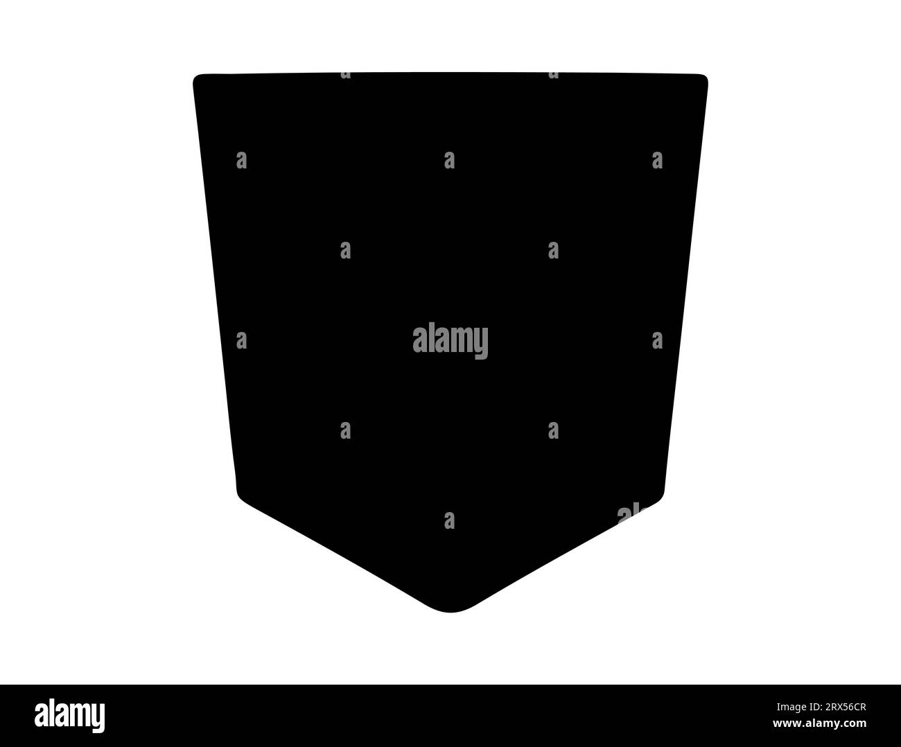 Pocket silhouette vector art white background Stock Vector Image & Art ...