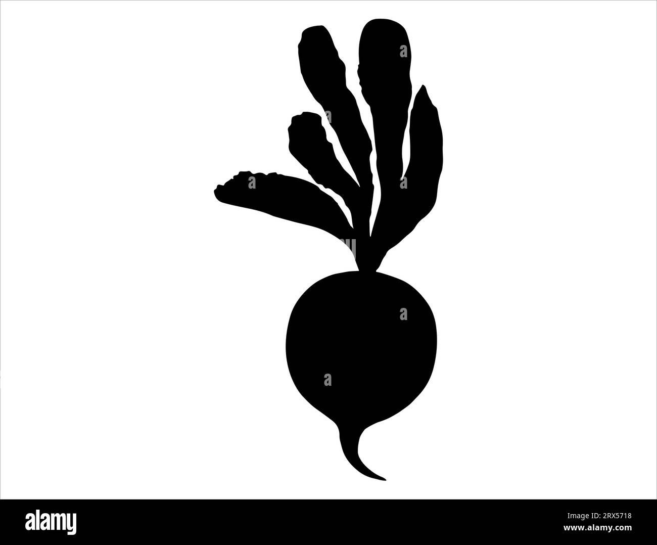 Redish silhouette vector art white background Stock Vector Image & Art ...