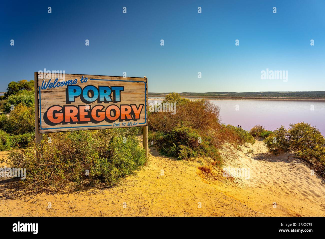 The pink lagoon at port gregory hi-res stock photography and images - Alamy