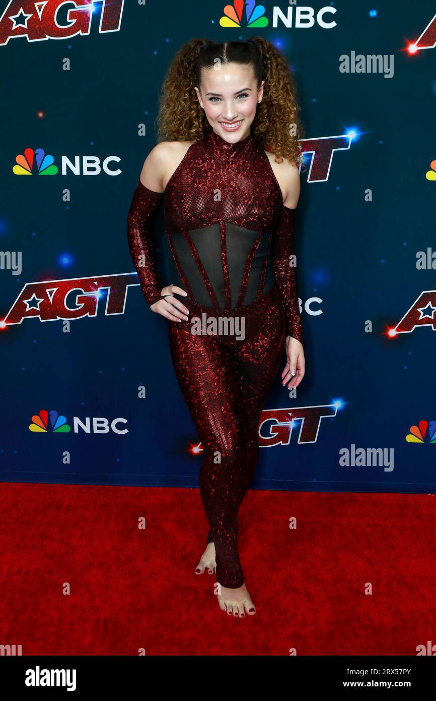 LOS ANGELES - SEP 20: Sofie Dossi at the America's Got Talent Season ...