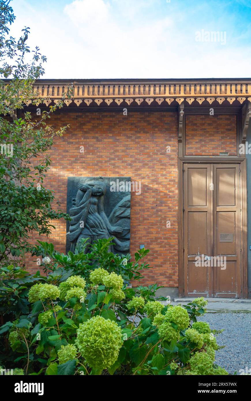 Paris, France, A garden with sculptures of Antoine Bourdelle at Musée ...