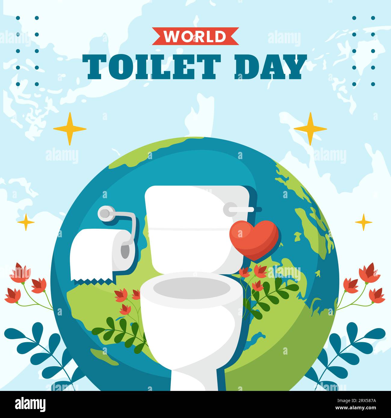 Flush toilets Stock Vector Images - Alamy