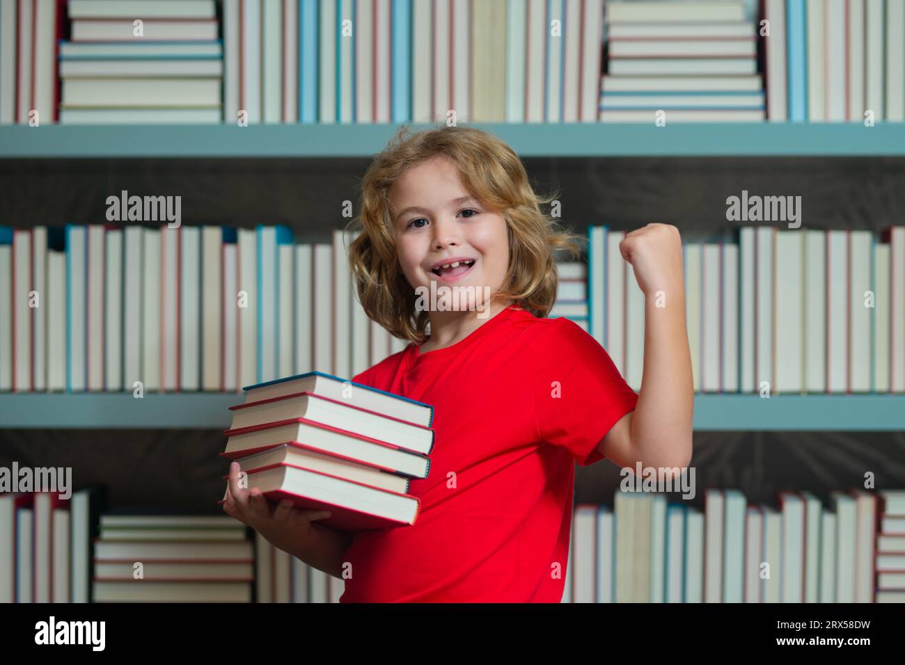 Nerd pupil. Kids education and school concept. Portrait of school boy ...