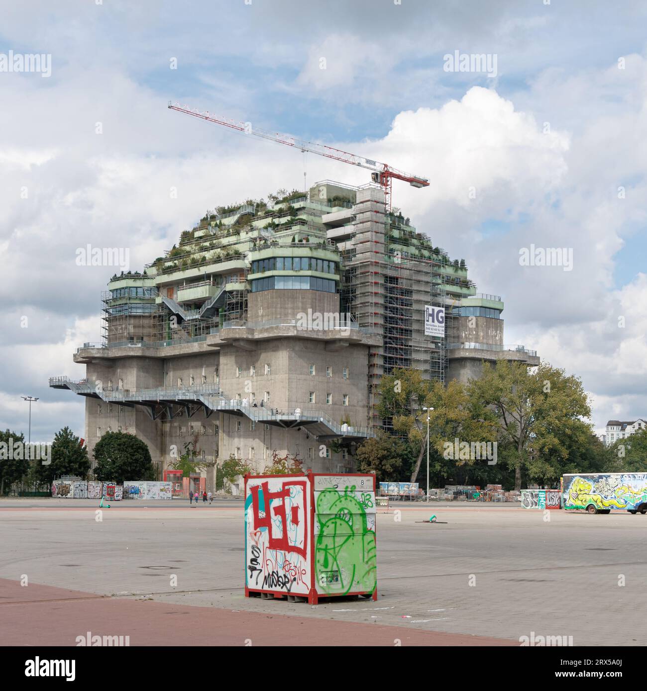 Hamburg, Germany. 20th Sep, 2023. View of the Green Bunker at ...