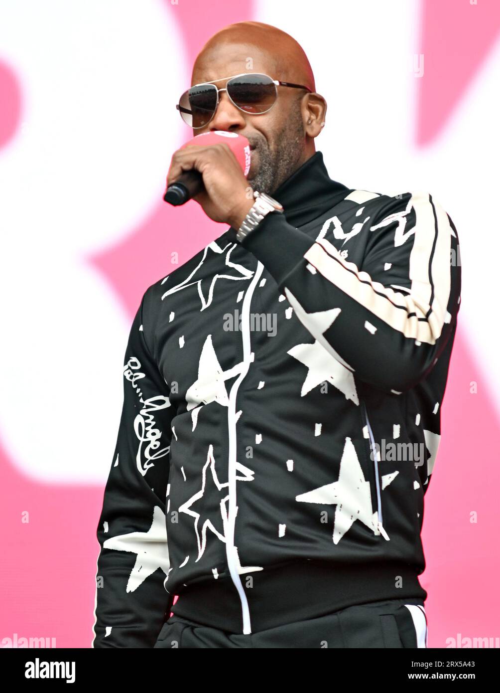 DJ Spoony performing at the BBC Radio 2 In The Park, Leicester, United ...