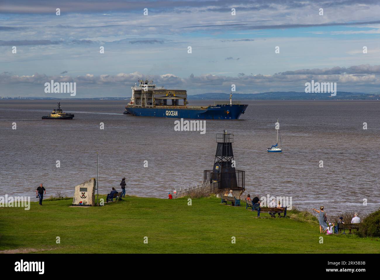Star Kvarven heading for Royal Portbury docks Stock Photo - Alamy