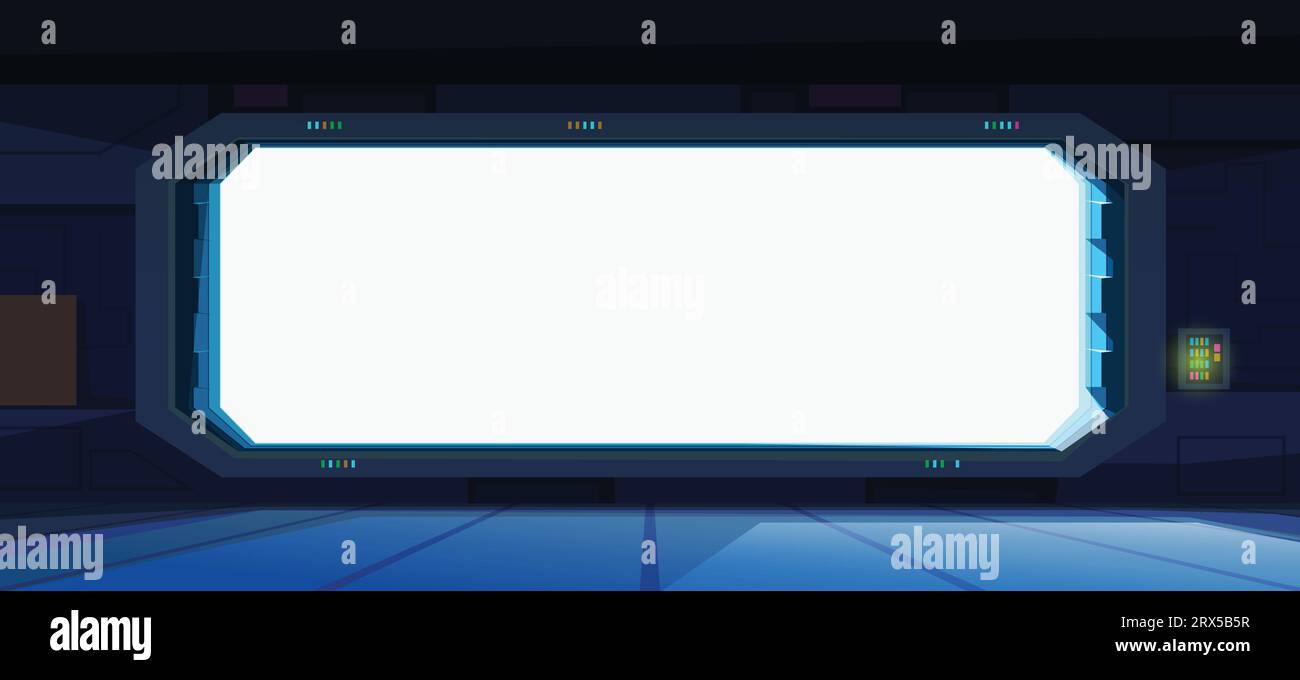 a futuristic window with front inside view Stock Vector Image & Art - Alamy