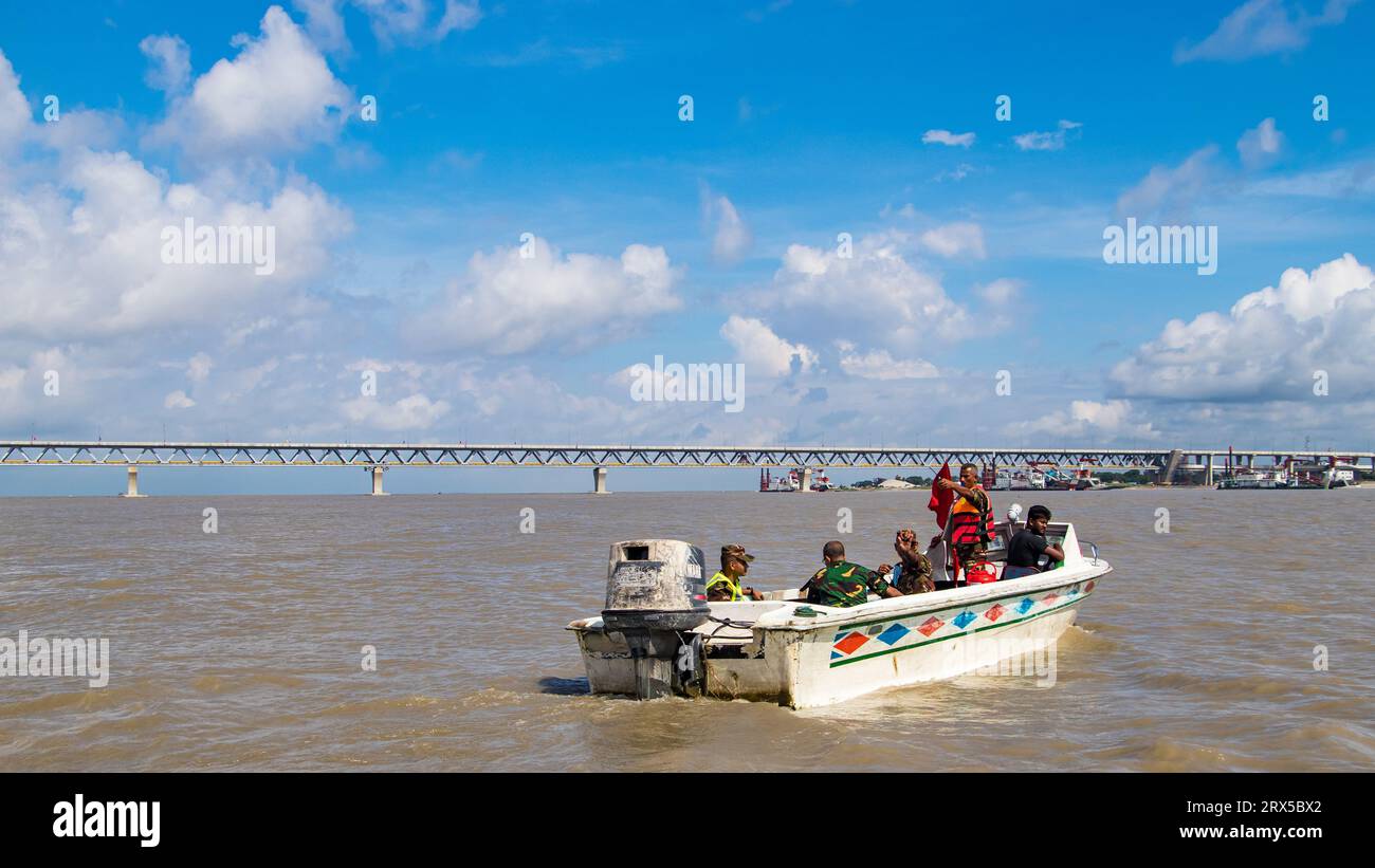 Padma Bridge exclusive 4k image under the beautiful cloudy sky from ...
