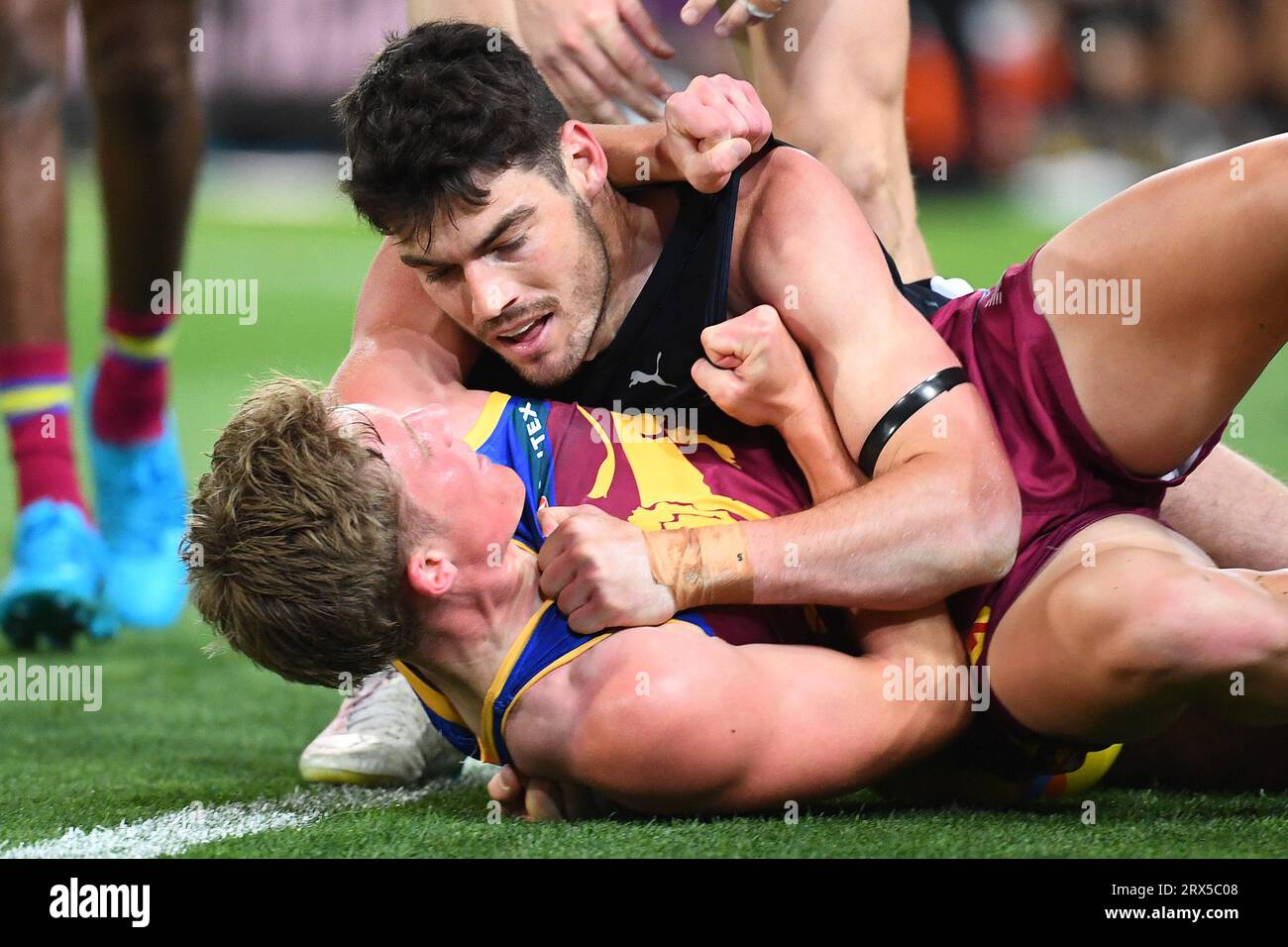 Brisbane, Australia. 23rd Sep, 2023. Jaspa Fletcher of the Lions ...