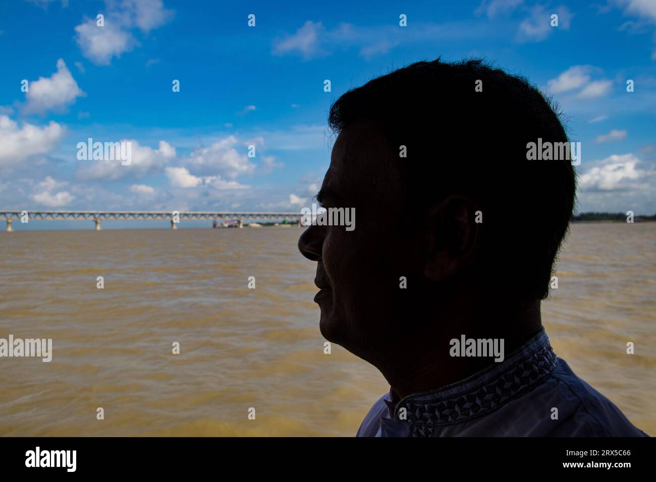 Padma Bridge exclusive 4k image under the beautiful cloudy sky from ...