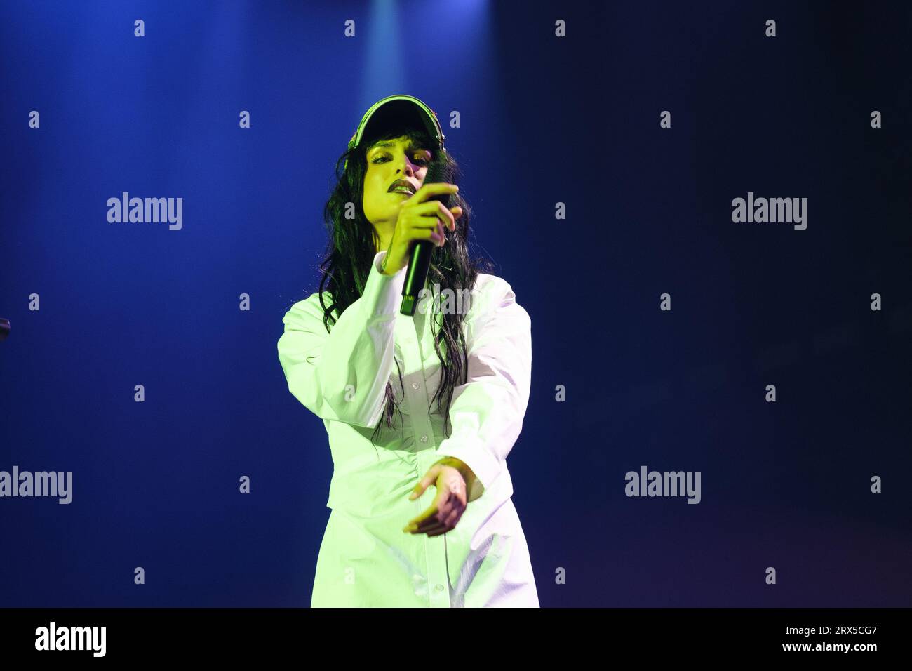 Singer Natalia Lacunza. during her performance at the Spotify Equal ...