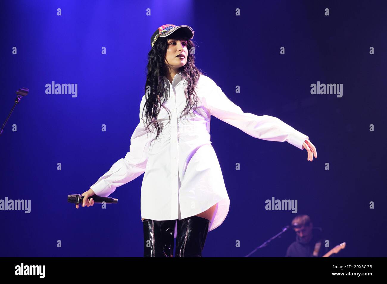 Singer Natalia Lacunza. during her performance at the Spotify Equal ...