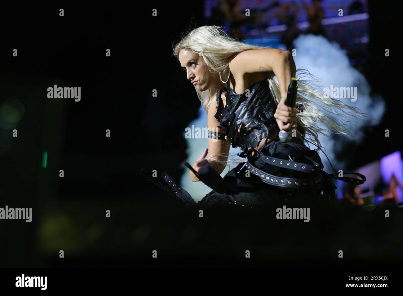 Singer Lola Indigo during her performance at the Spotify Equal Fest ...