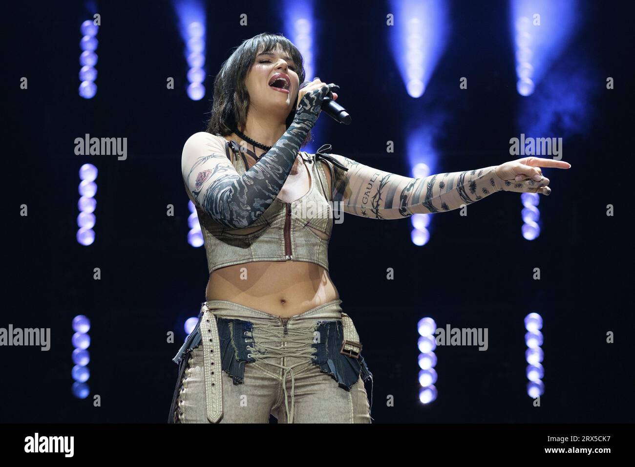 Singer Nathy Peluso. during her performance at the Spotify Equal Fest ...