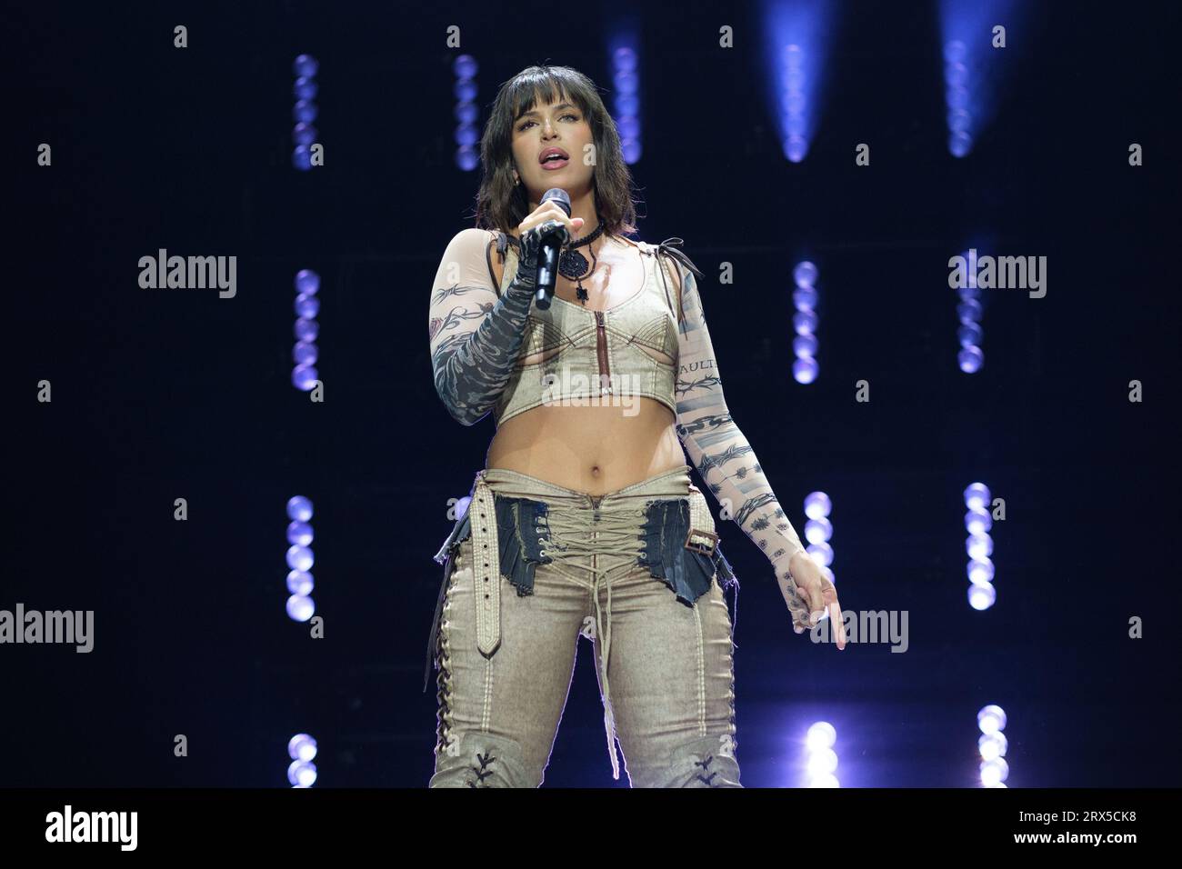 Singer Nathy Peluso. during her performance at the Spotify Equal Fest ...