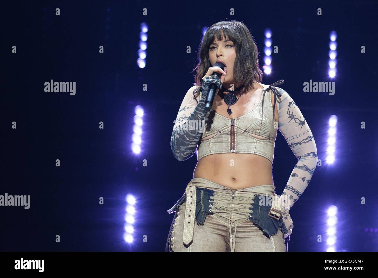 Singer Nathy Peluso. during her performance at the Spotify Equal Fest ...