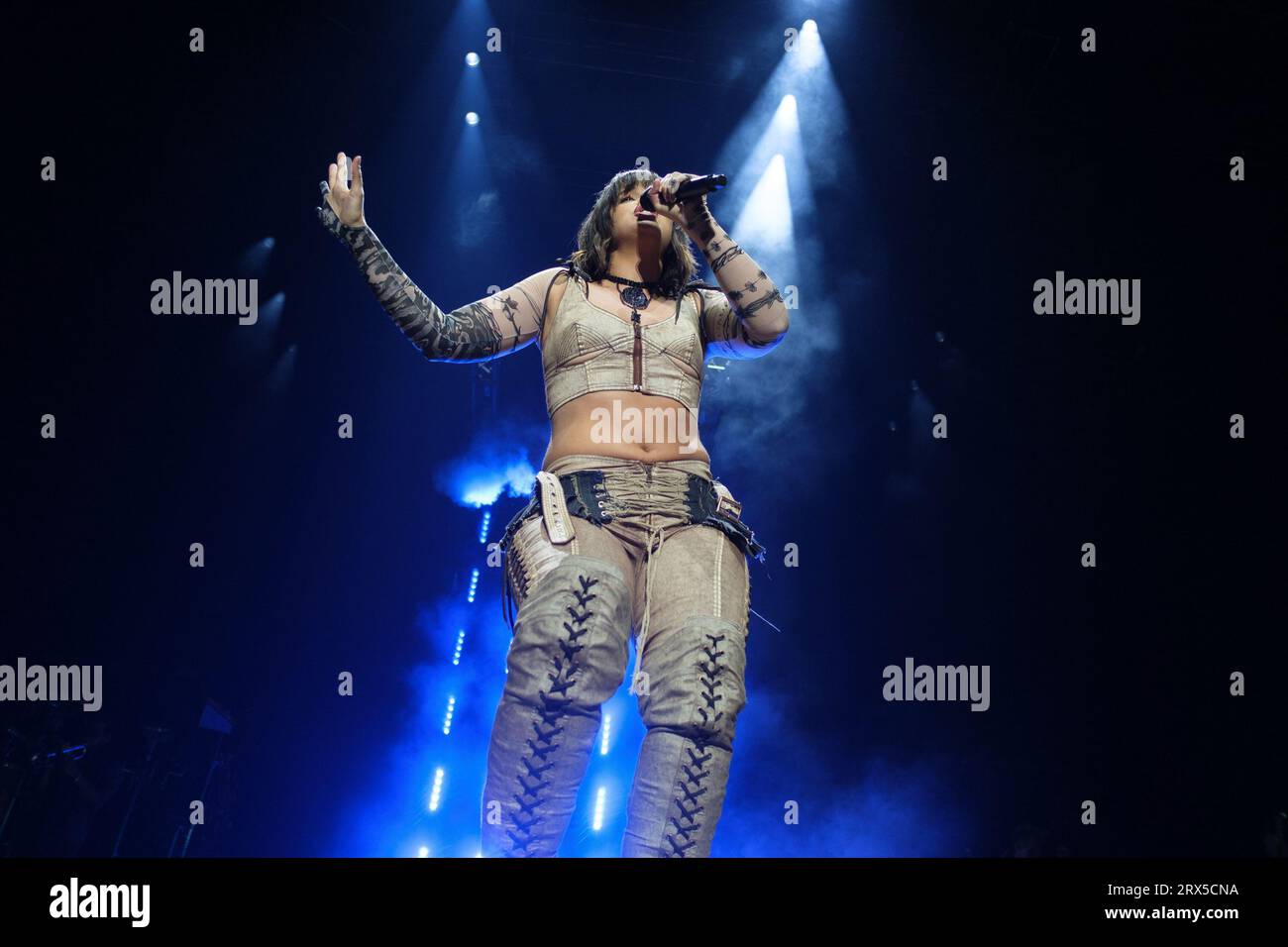 Singer Nathy Peluso. during her performance at the Spotify Equal Fest ...