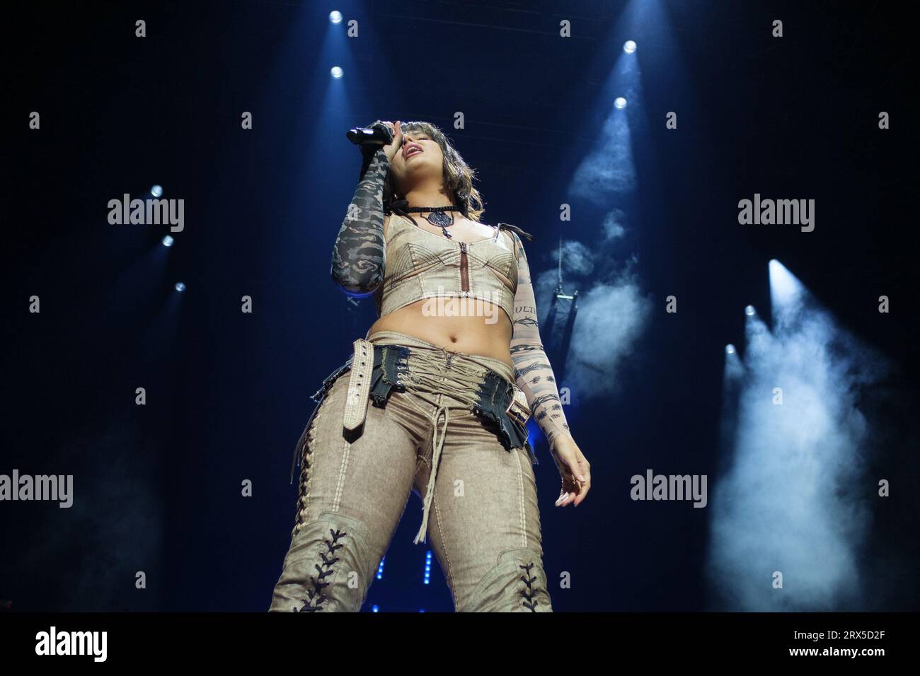 Singer Nathy Peluso. during her performance at the Spotify Equal Fest ...