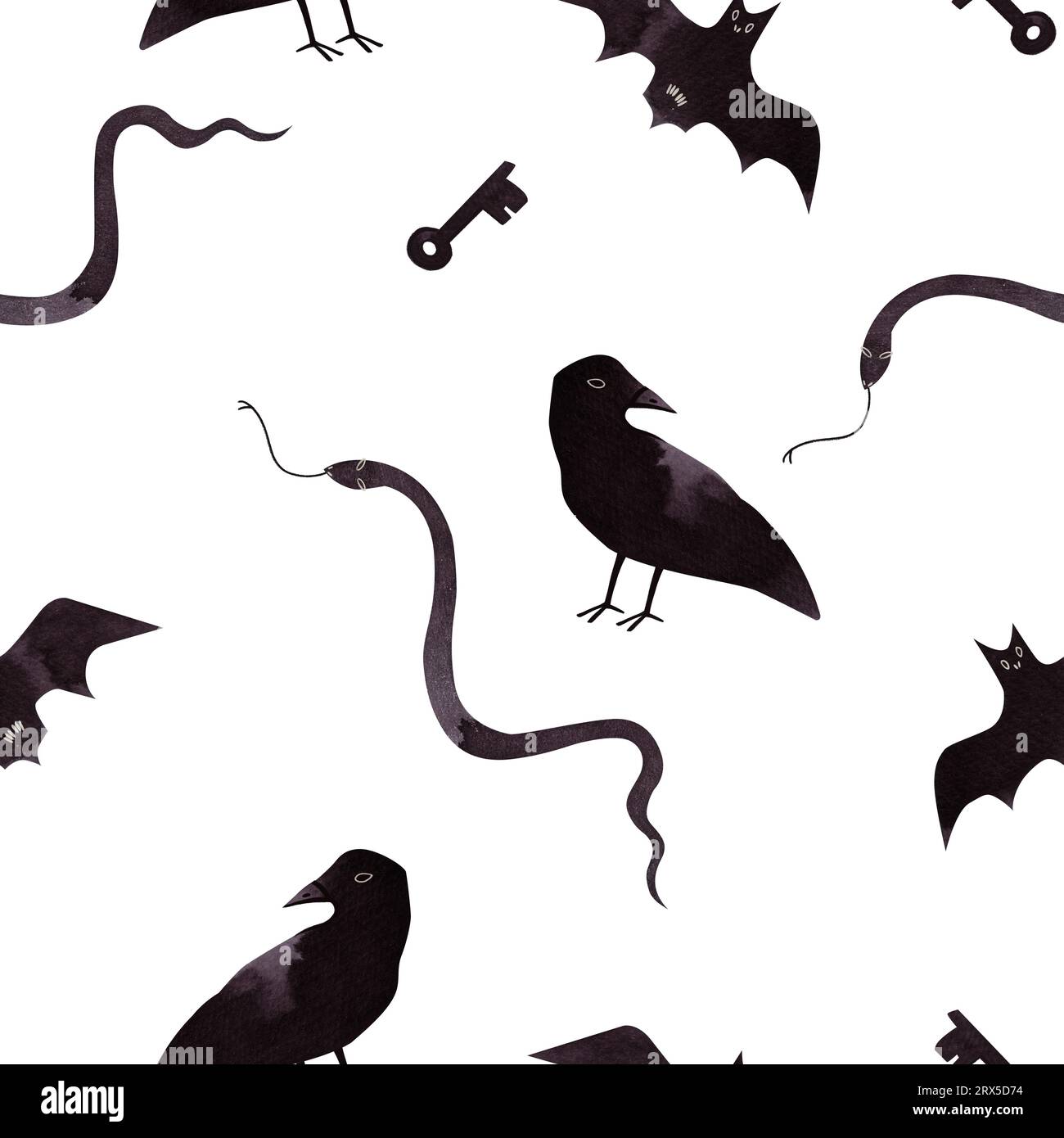 Retro keys seamless pattern Cut Out Stock Images & Pictures - Alamy