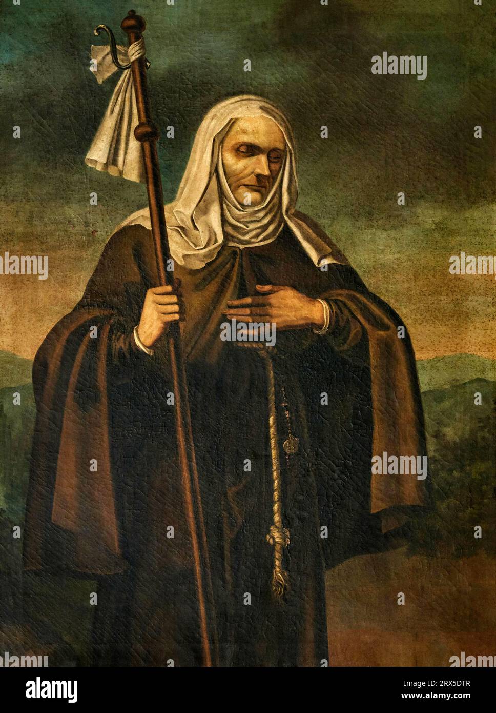 S.Angela Merici - olio su tela - pittore bresciano - XIX secolo ...