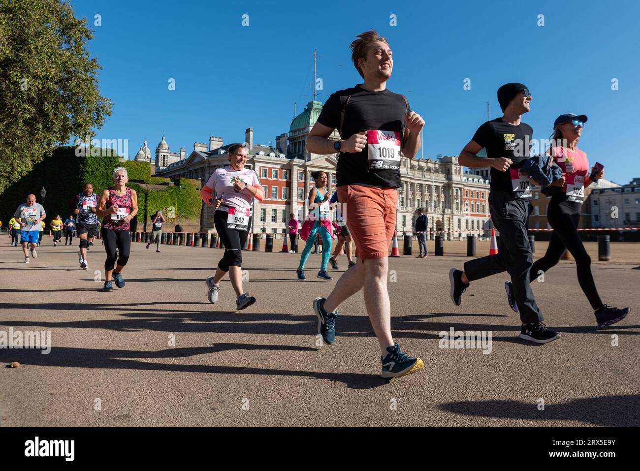 Horse Guards Road, Westminster, London, UK. 23rd Sep, 2023. Runners ...