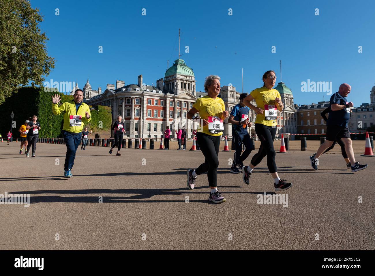 Horse Guards Road, Westminster, London, UK. 23rd Sep, 2023. Runners ...