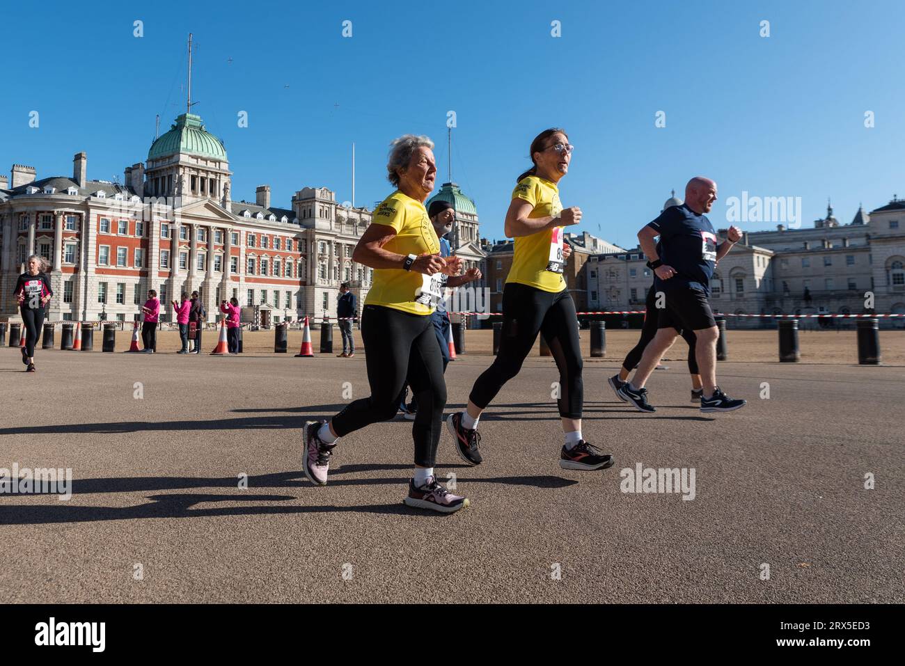 Horse Guards Road, Westminster, London, UK. 23rd Sep, 2023. Runners ...