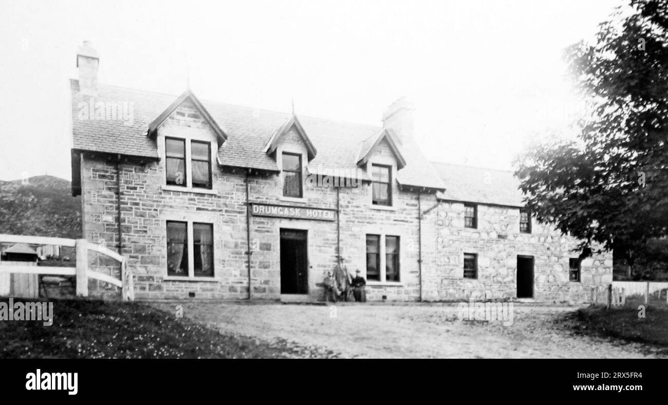 Drumgask Hotel, Scotland, Victorian period Stock Photo - Alamy