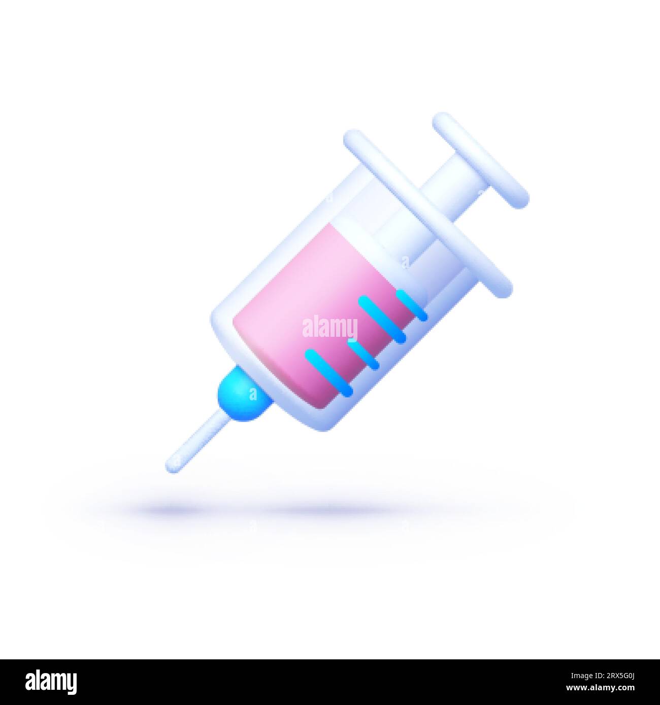 3d syringe for healthcare design. Vector illustration design Stock ...