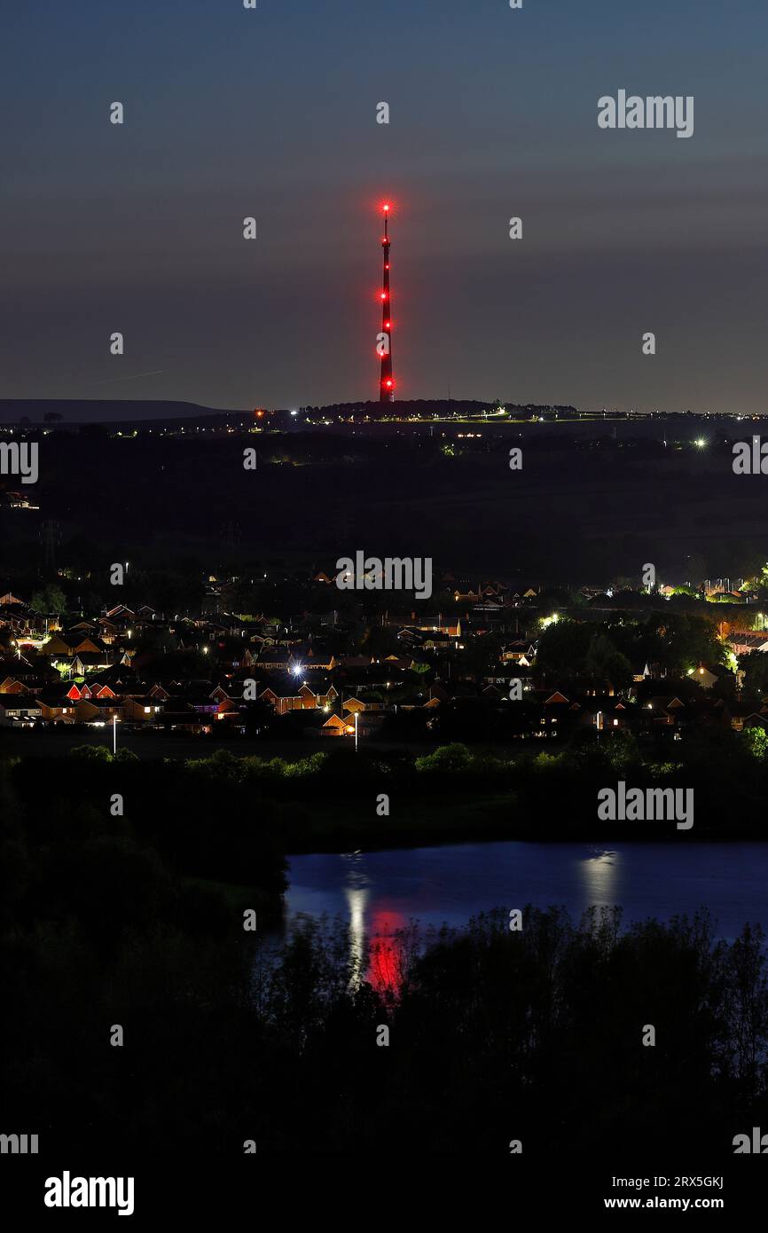 A view of Arqiva Tower standing alone since the removal of the ...