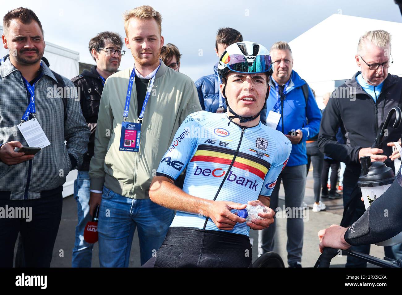 Wijster, Netherlands. 23rd Sep, 2023. Belgian Jarno Widar pictured ...