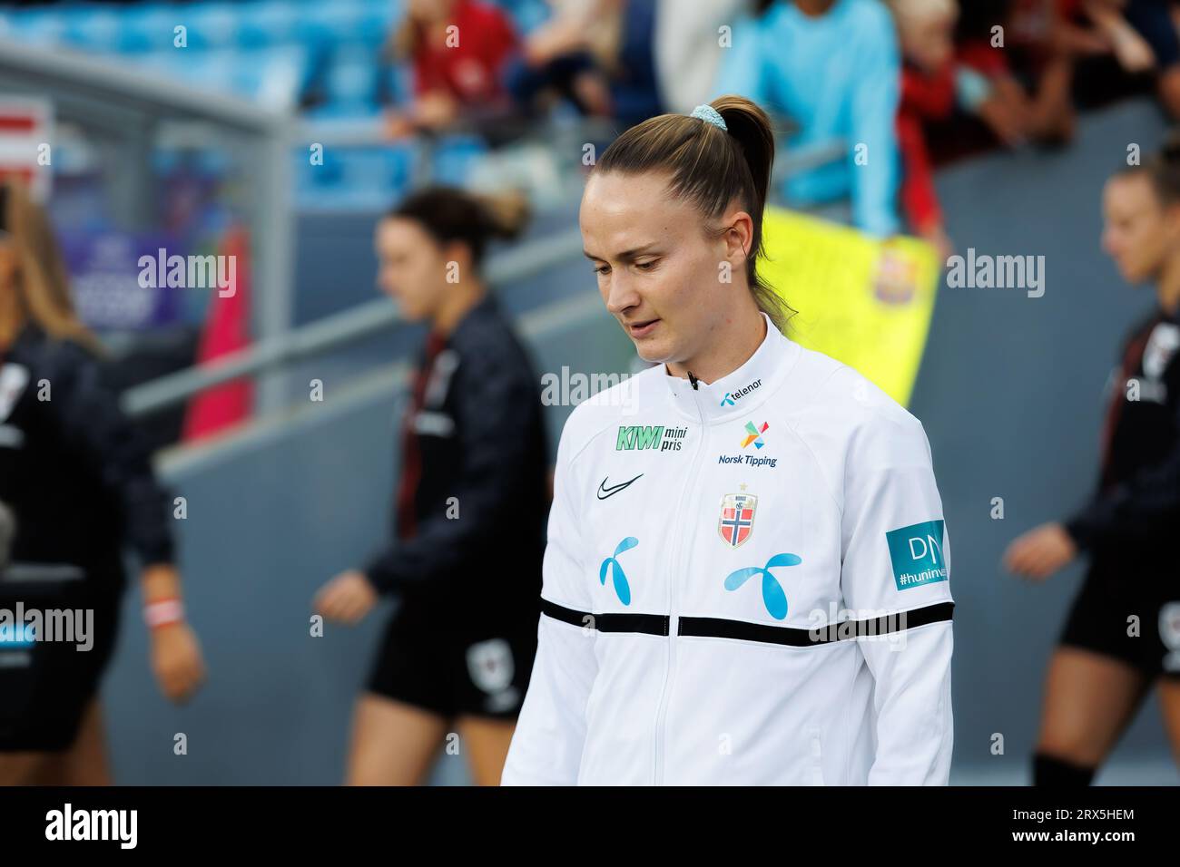 Oslo, Norway. 22nd Sep, 2023. Caroline Graham Hansen (10) of Norway seen during the UEFA Nations ...