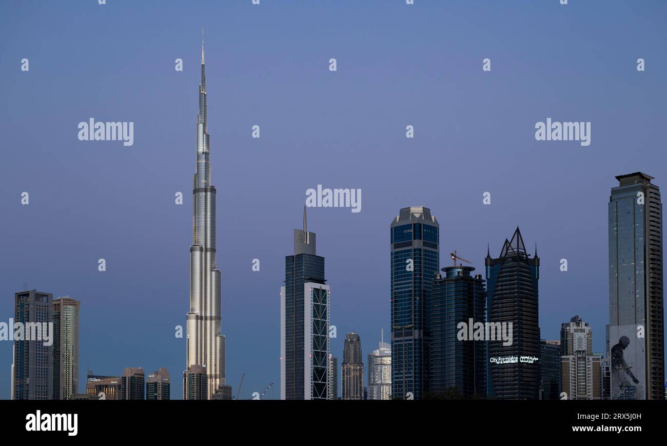 Dubai, United Arab Emirates, March 8th, 2019. Nice and clear weather at ...